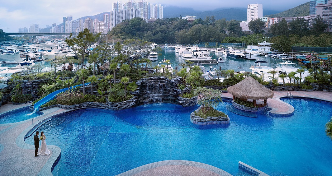 Tropical Poolside - The Aberdeen Marina Club